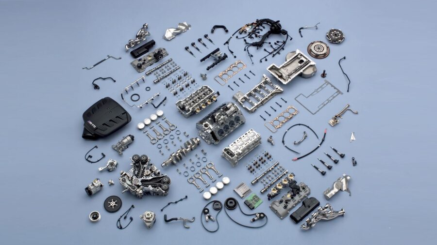 BMW: Disassembled Engine Parts Wallpaper Free Download - Wallppr.com
