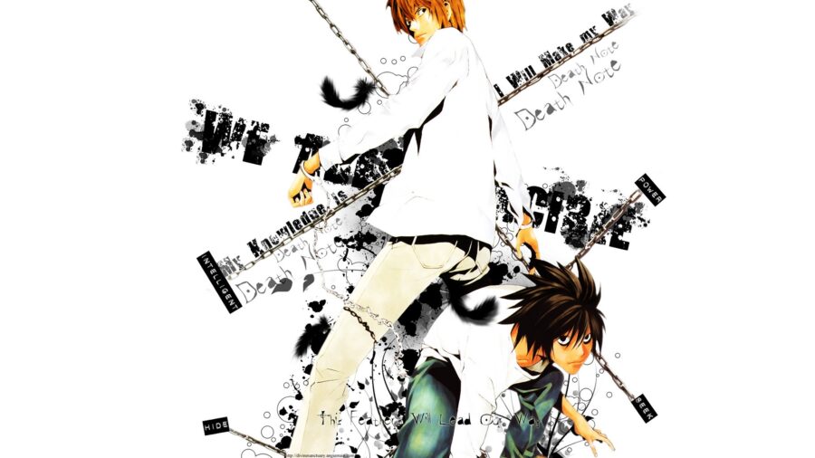 Death Note: Dynamic Duo Art Wallpaper Free Download - Wallppr.com