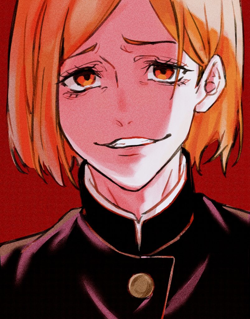 Jujutsu Kaisen: Red Glow Portrait Wallpaper Free Download - Wallppr.com