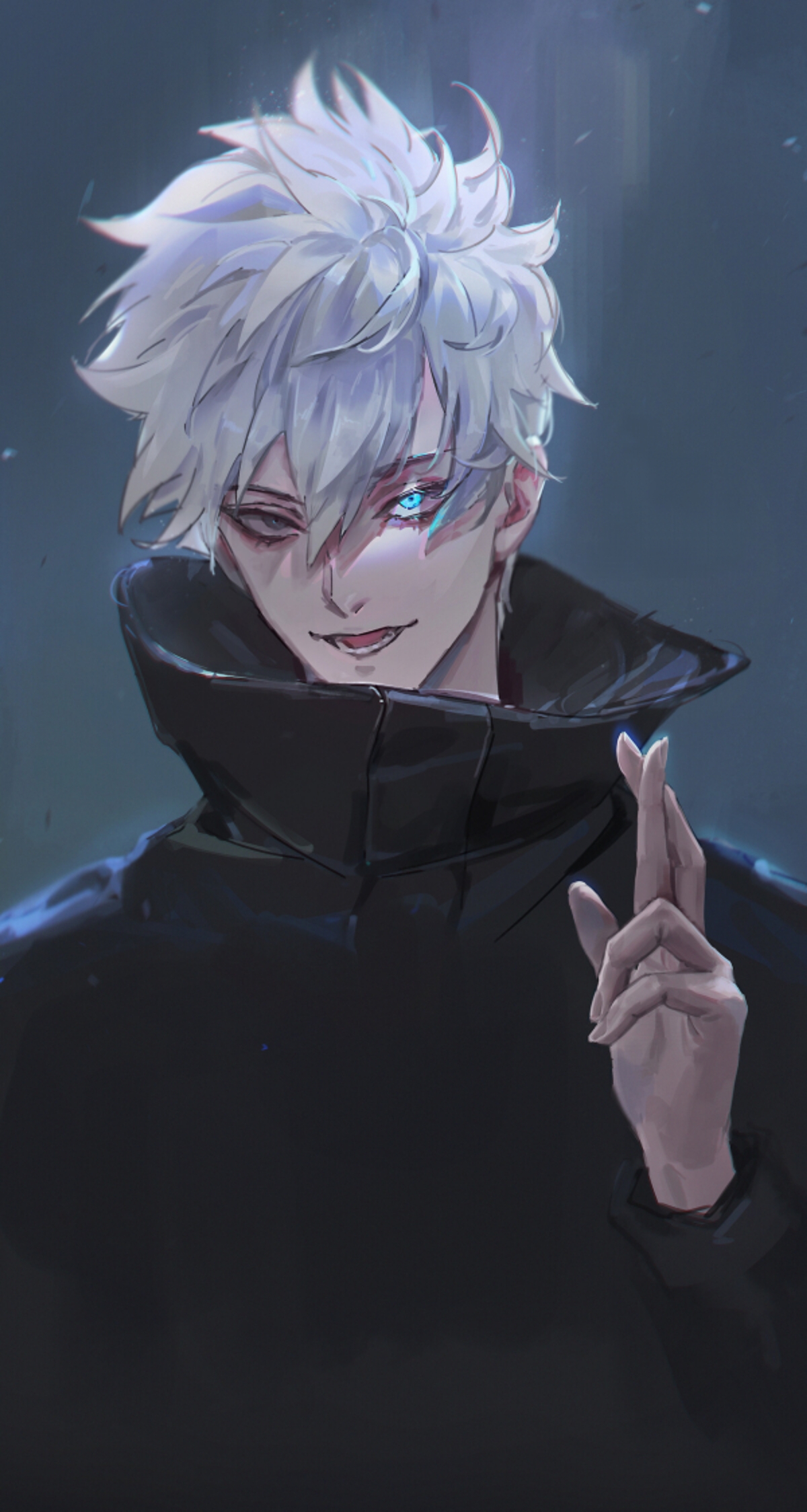 Jujutsu Kaisen: Mysterious Smirk Wallpaper Free Download - Wallppr.com