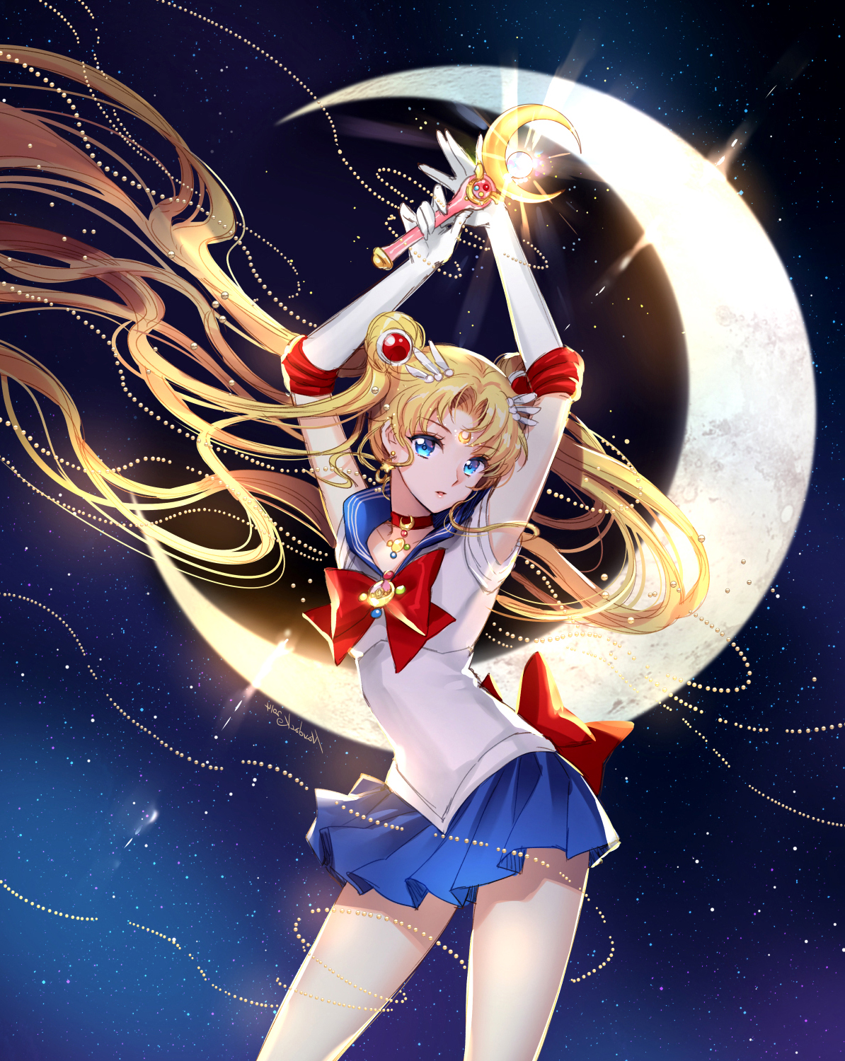 Sailor Moon: Guardian of the Lunar Blade Wallpaper Free Download ...