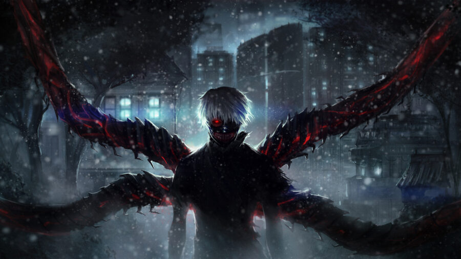 Tokyo Ghoul: Crimson Wings Unleashed Wallpaper Free Download - Wallppr.com