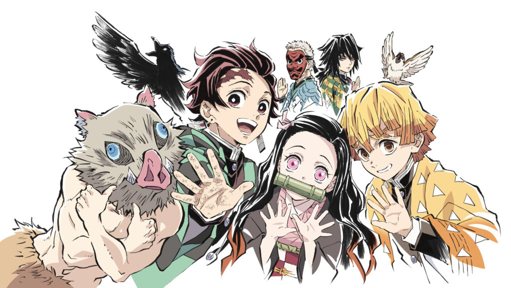 Zenitsu and Friends: Colorful Adventure Wallpaper Free Download ...